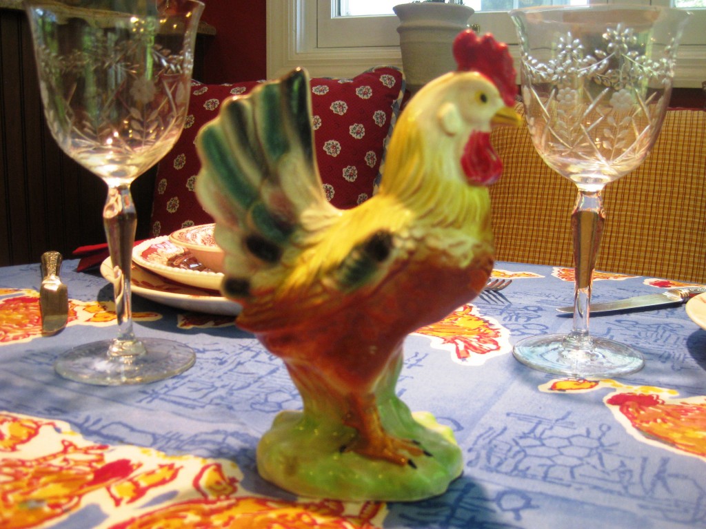 » Ode to the Rooster Red Door Table Decor